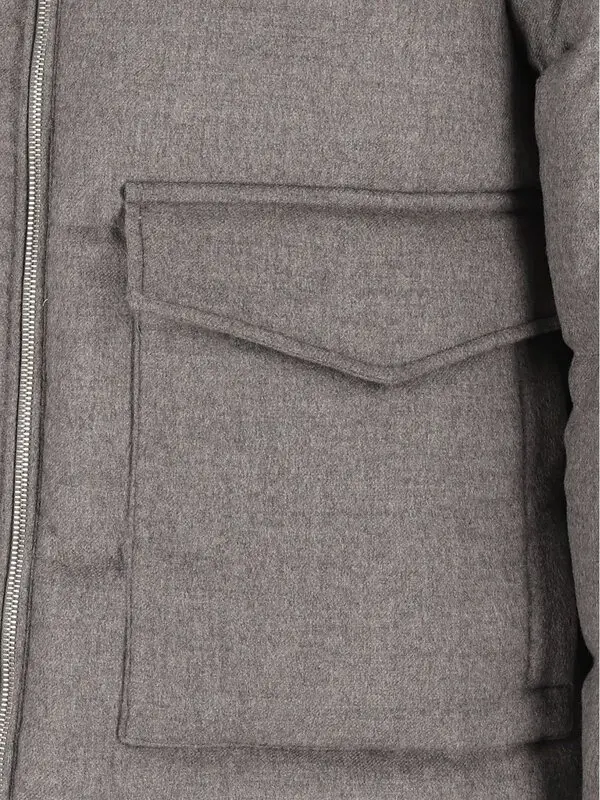 Eleventy Relax Fit Padded Down Jacket