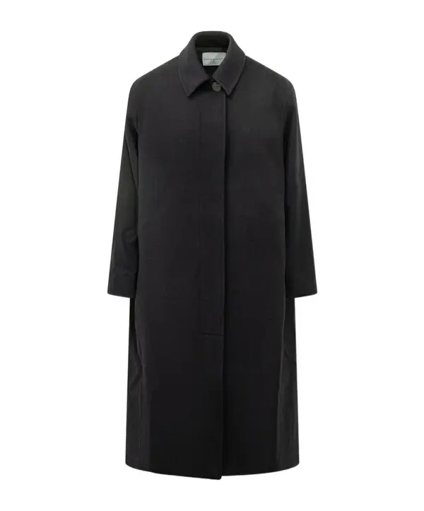 Studio Nicholson Rounded Overcoat - Deep Navy