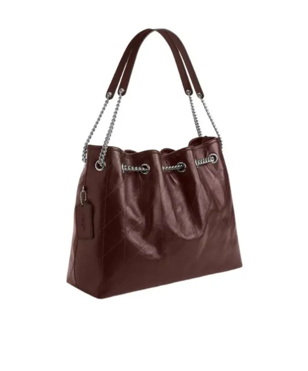 COACH Evelyn Shoulder Bag With Quilting