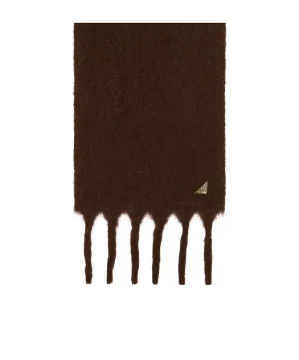 Max Mara Suri Alpaca Scarf - Rust