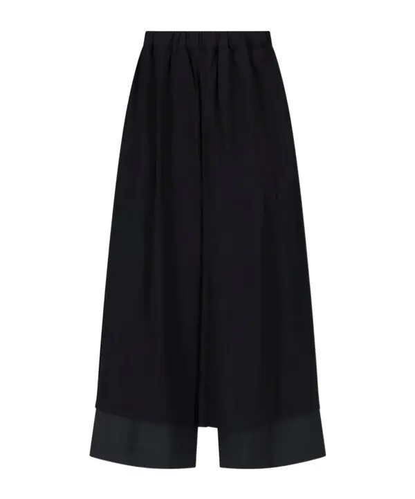 Comme Des Garçons Layered Wide-leg Trousers