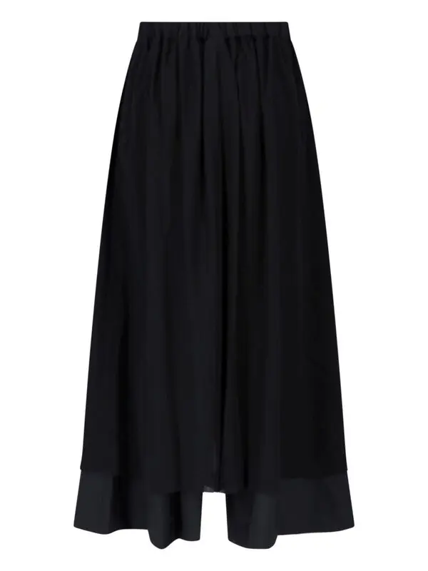 Comme Des Garçons Layered Wide-leg Trousers