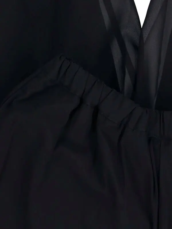Comme Des Garçons Layered Wide-leg Trousers