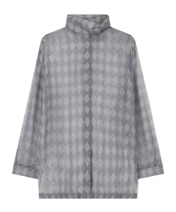 Giorgio Armani Button-up High Neck Shirt
