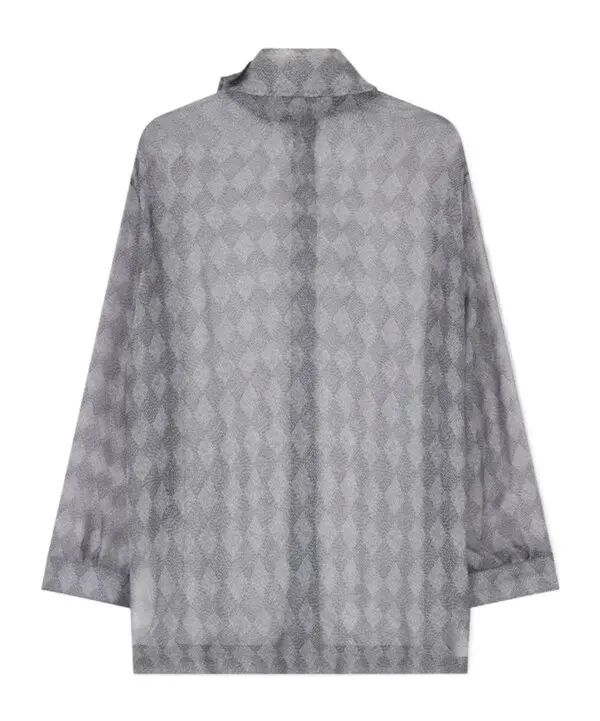 Giorgio Armani Button-up High Neck Shirt