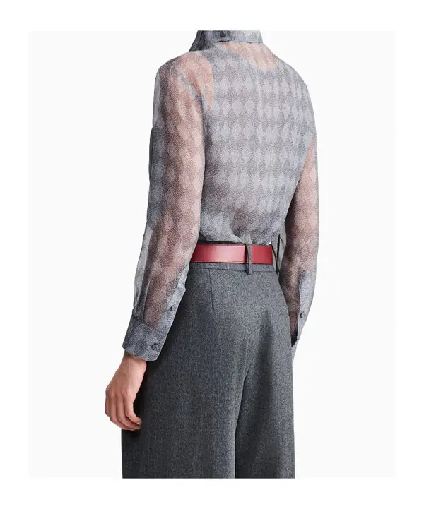 Giorgio Armani Button-up High Neck Shirt
