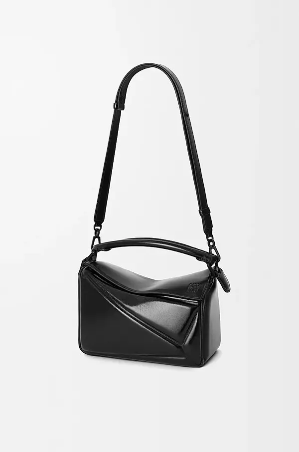 Loewe Small Puzzle Blown Bag In Glossy Lambskin