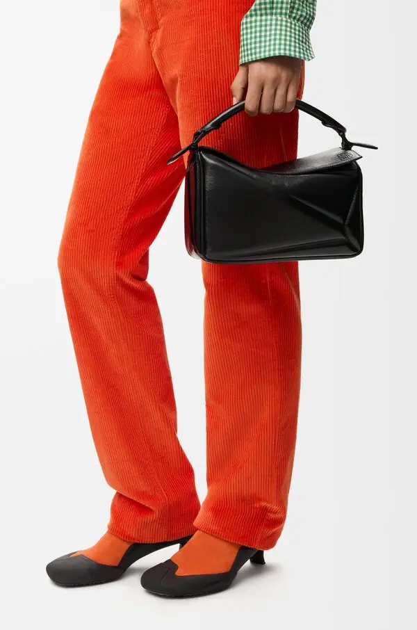 Loewe Small Puzzle Blown Bag In Glossy Lambskin