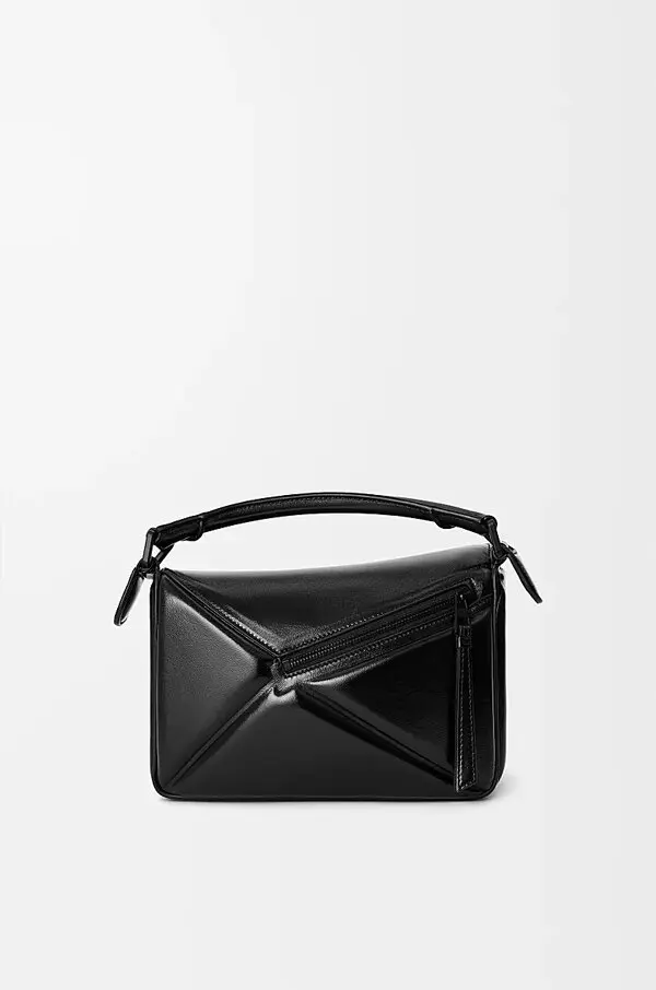 Loewe Small Puzzle Blown Bag In Glossy Lambskin