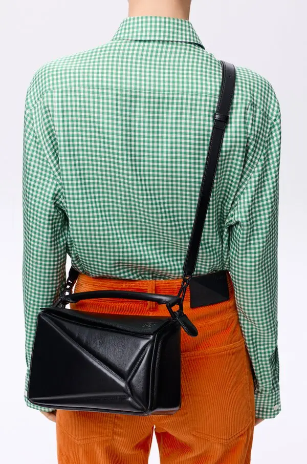 Loewe Small Puzzle Blown Bag In Glossy Lambskin