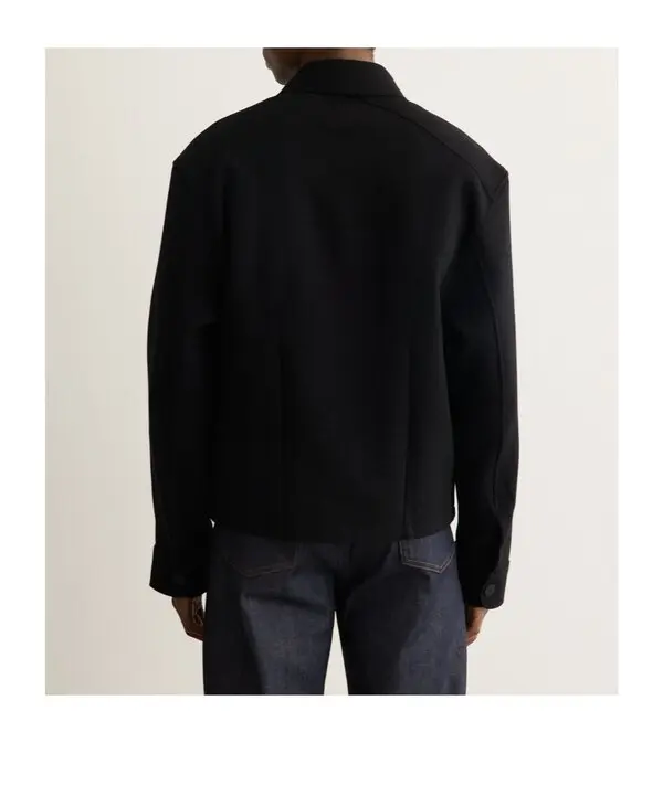 Studio Nicholson Long-sleeve, Wide-collar Jacket