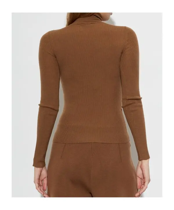 Max Mara Long-sleeved Turtleneck Knit Top