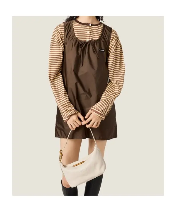 Miu Miu Technical Fabric Mini-dress