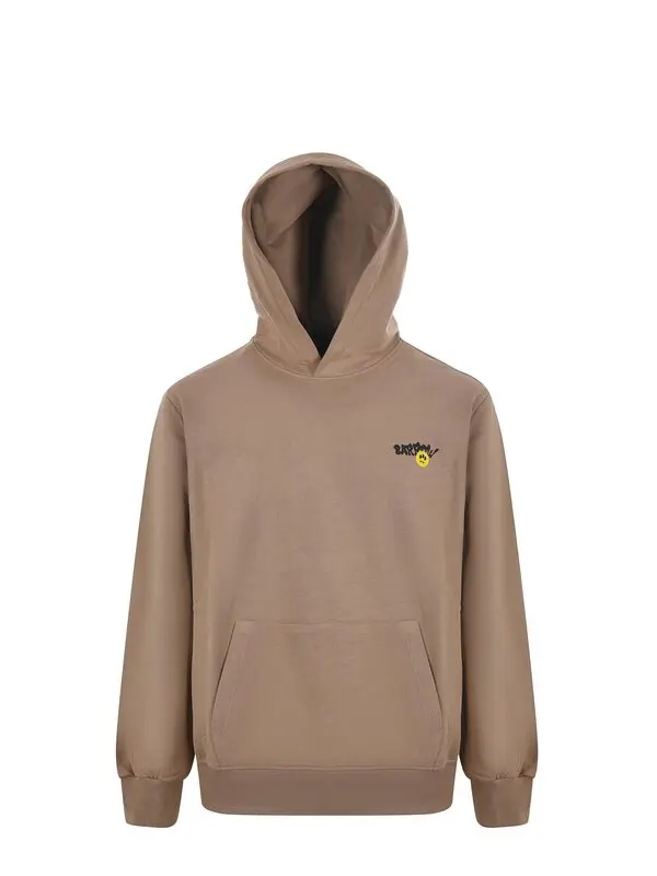 BARROW Graphic-print Pouch-pocket Hoodie