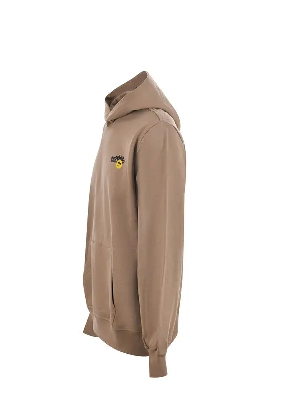 BARROW Graphic-print Pouch-pocket Hoodie