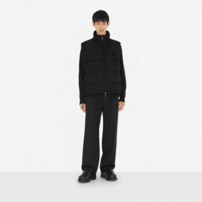 Burberry Check-printed Reversible Padded Gilet