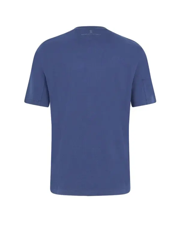 Brunello Cucinelli Embroidered Logo T-shirt