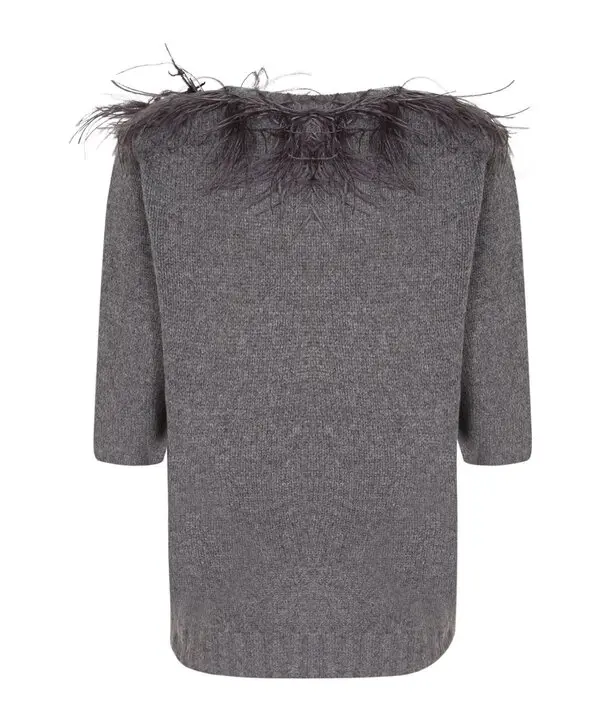 Fabiana Filippi Feather-trim Sweater