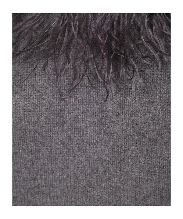 Fabiana Filippi Feather-trim Sweater