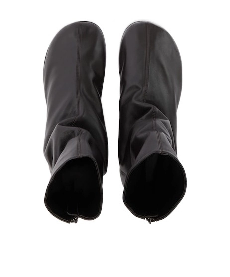 LEMAIRE Square-toe Leather Boots