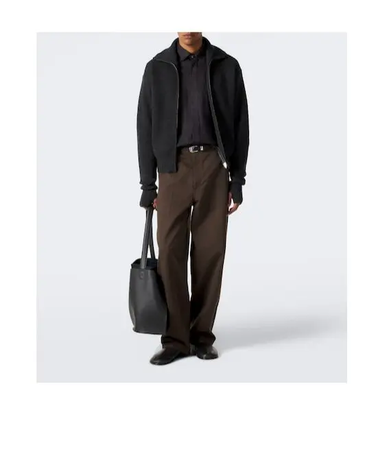 LEMAIRE Square-toe Leather Boots