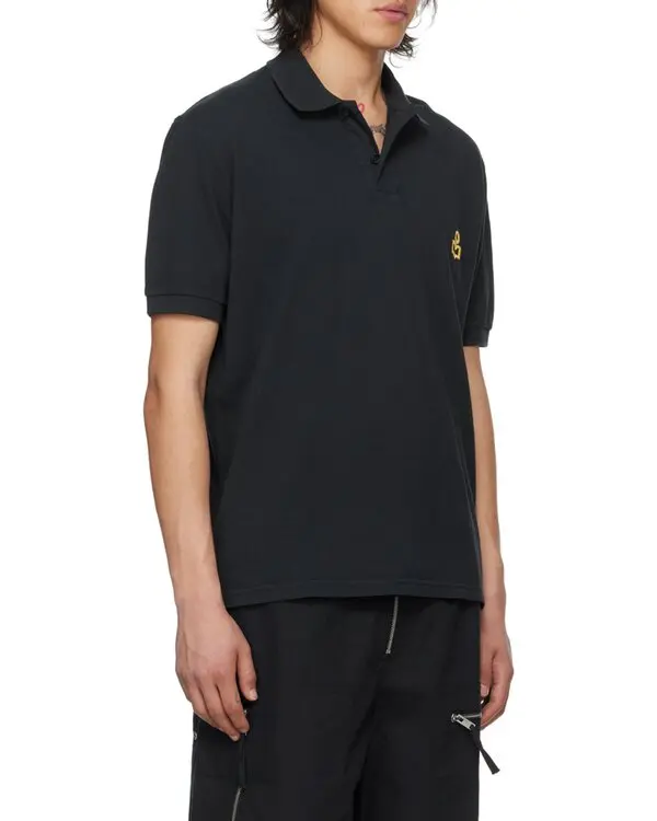 Isabel Marant Étoile Afko Logo Embroidered Polo Shirt