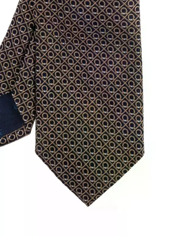FERRAGAMO Gancini Jacquard Tie