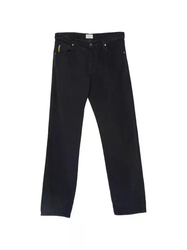 Emporio Armani Corduroy-effect Straight-leg Jeans