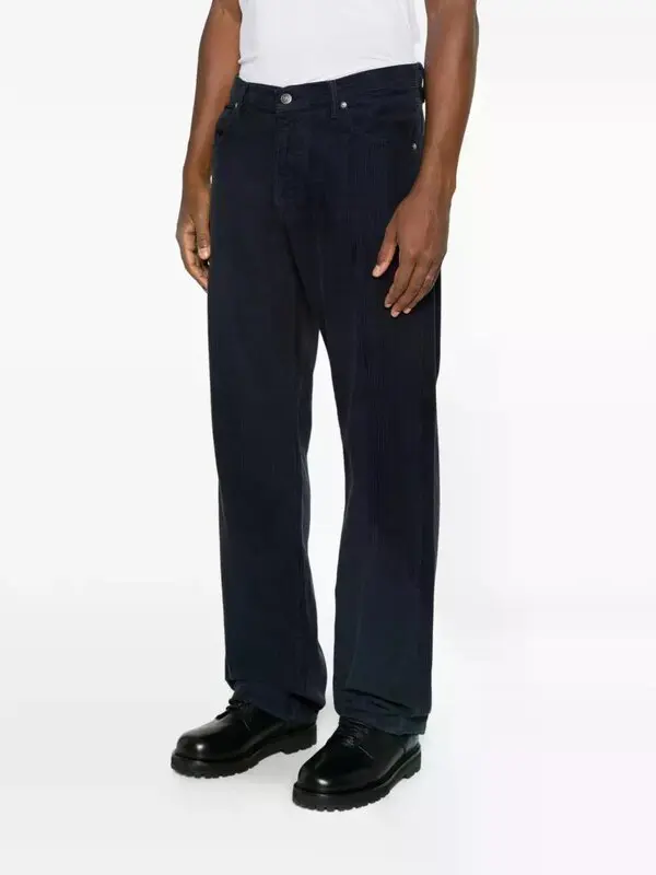 Emporio Armani Corduroy-effect Straight-leg Jeans