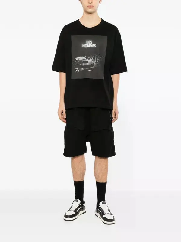 LES HOMMES Graphic-print T-shirt