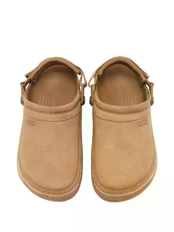 CROCS Embroidered Slingback Mules