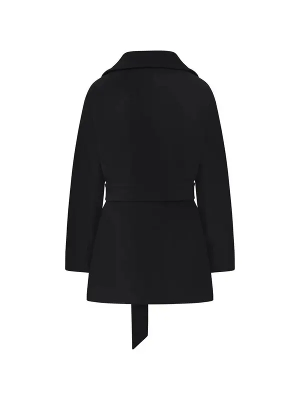 Tagliatore Belted Wool Coat
