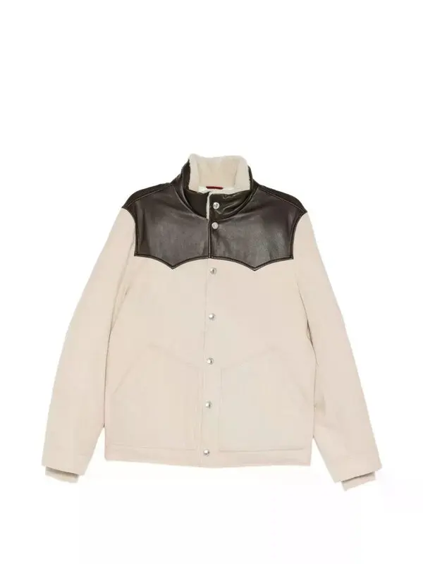 Brunello Cucinelli Contrast-collar Padded Jacket