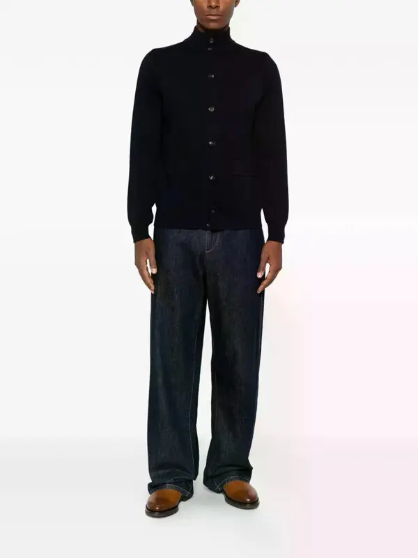 FILIPPO DE LAURENTIIS Button-up High-neck Sweater