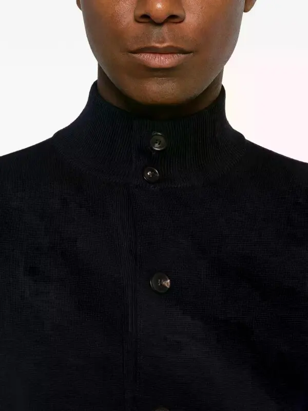 FILIPPO DE LAURENTIIS Button-up High-neck Sweater