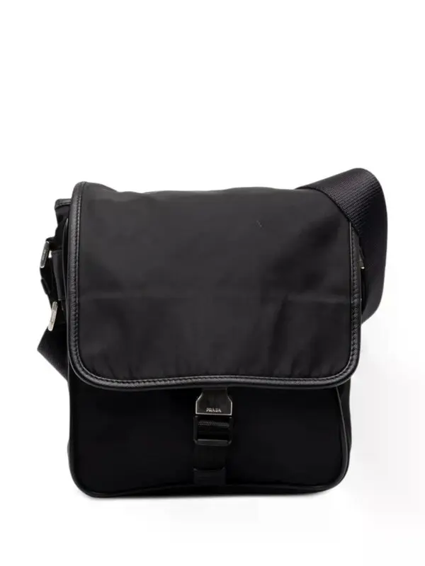 Prada 2000-2013 Tessuto Buckle Messenger Bag Crossbody Bag