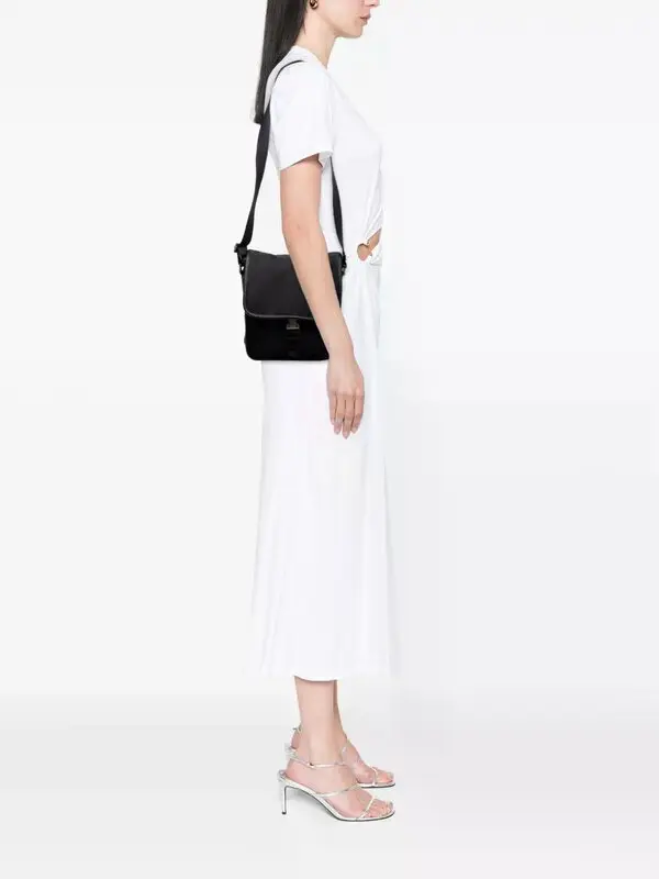 Prada 2000-2013 Tessuto Buckle Messenger Bag Crossbody Bag