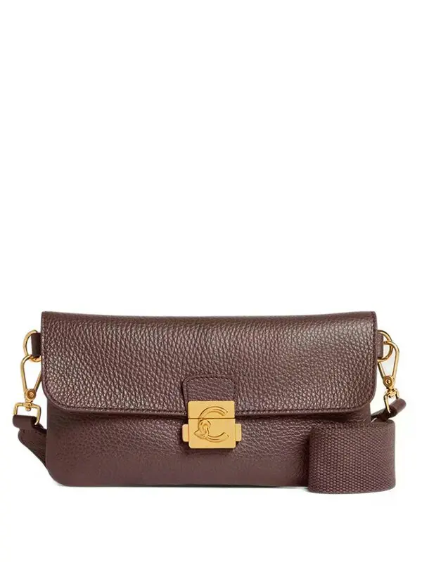 COCCINELLE Mini C-me Lock Cross Body Bag - Brown
