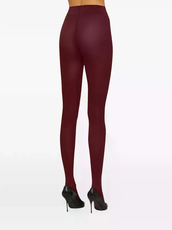Wolford Velvet De Luxe 66 Tights - Red