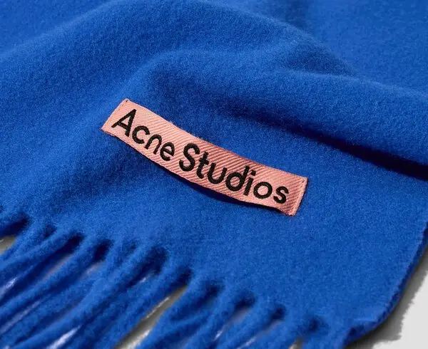 Acne Studios Wool Scarf - Blue
