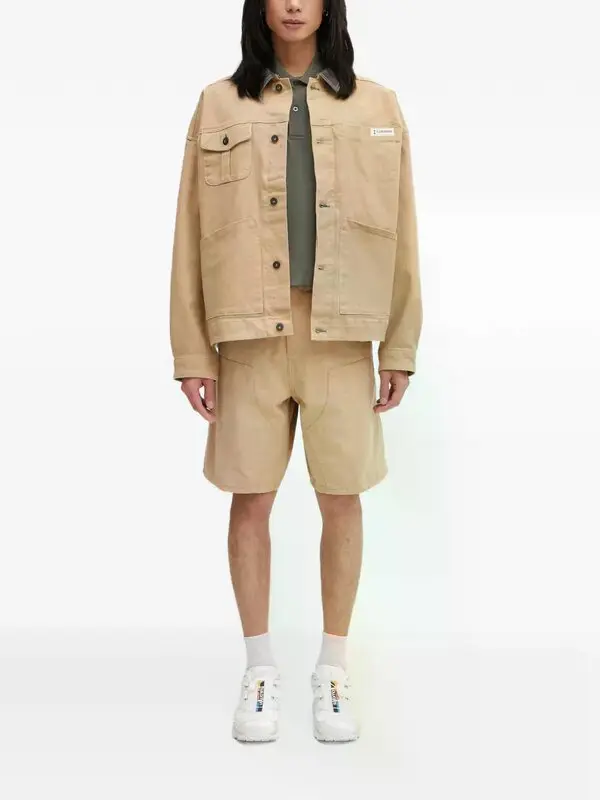 Columbia Acker Rock Logo-patch Panelled Jacket - Neutrals