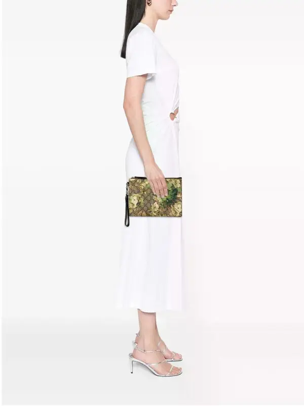Gucci 2000-2015 Gg Supreme Blooms Clutch Bag