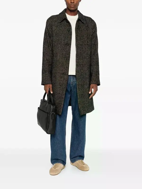 MANUEL RITZ Prince Of Wales Bouclé Coat