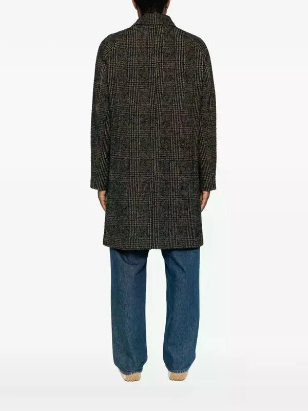 MANUEL RITZ Prince Of Wales Bouclé Coat