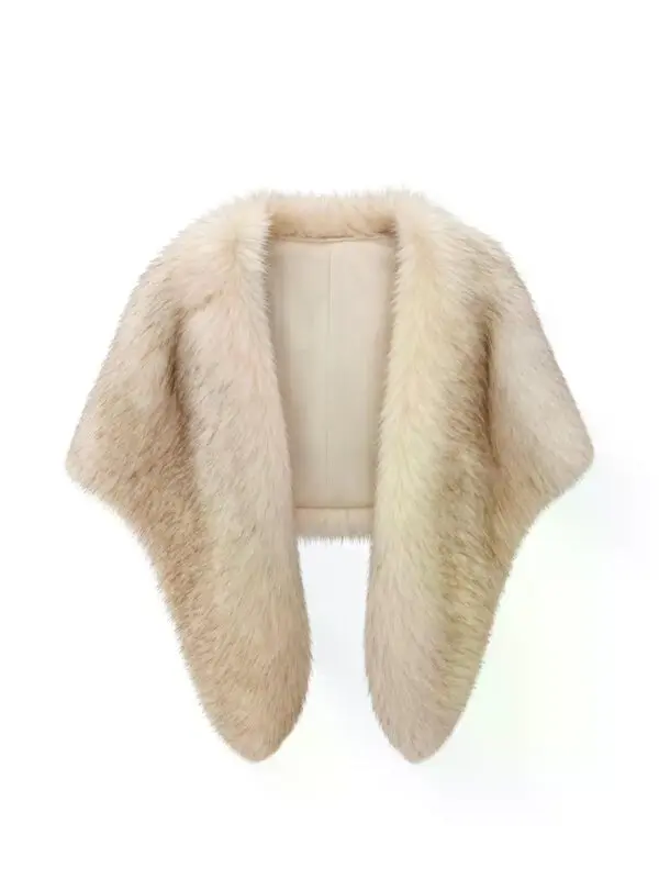 GEMY MAALOUF Voluminous Fur Bolero