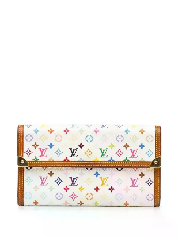 LOUIS VUITTON 2003 Monogram Multicolore Porte Tresor International Wallet Long Wallets