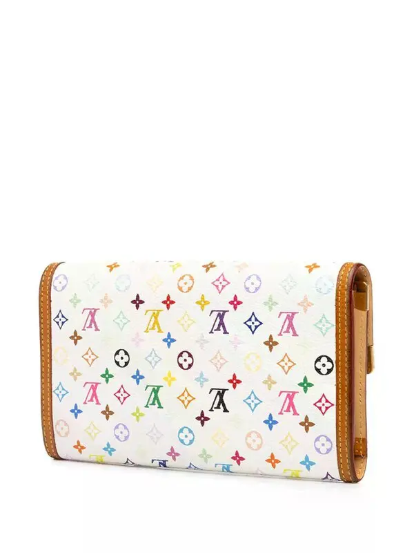 LOUIS VUITTON 2003 Monogram Multicolore Porte Tresor International Wallet Long Wallets