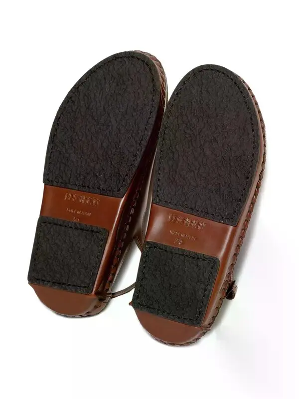 Hereu Cargol Whipstitch-detail Slingback Clogs
