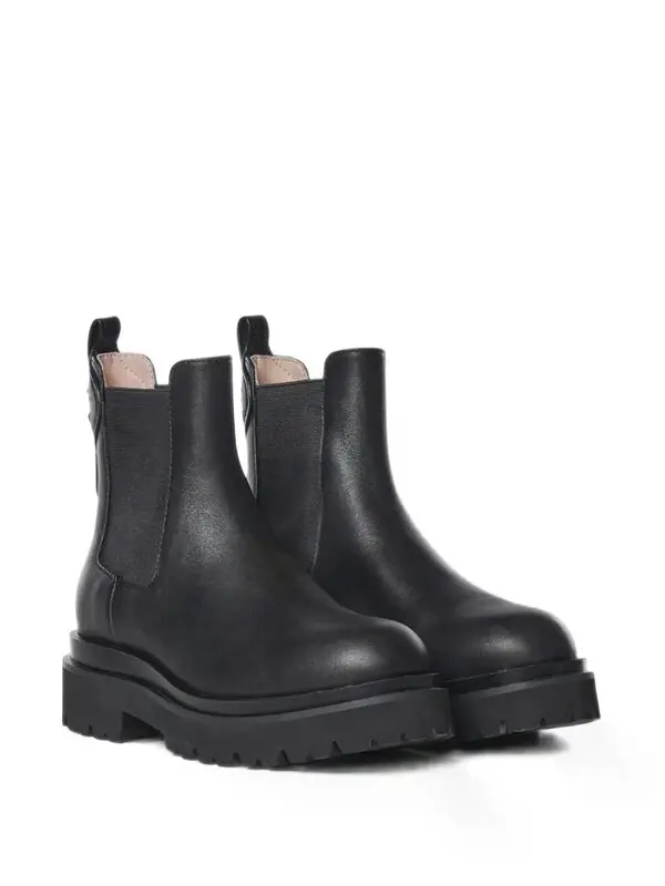 COCCINELLE Mavery Elasticated-panel Lug-sole Boots