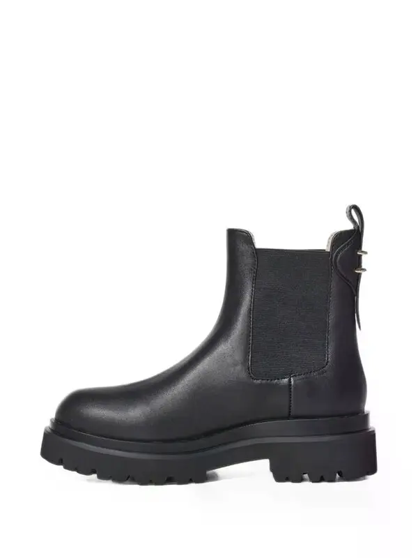 COCCINELLE Mavery Elasticated-panel Lug-sole Boots